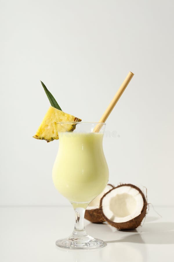 Fresh Summer Cocktail - Pina Colada, Fresh Summer Drink Concept Stock ...