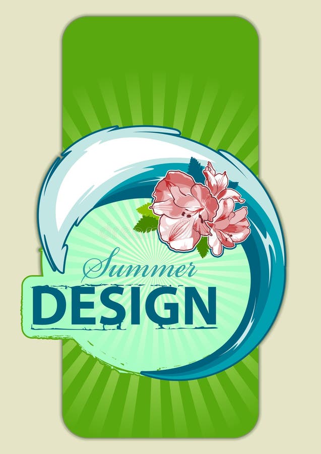 Summer retro poster stock vector. Illustration of sunset - 31404984