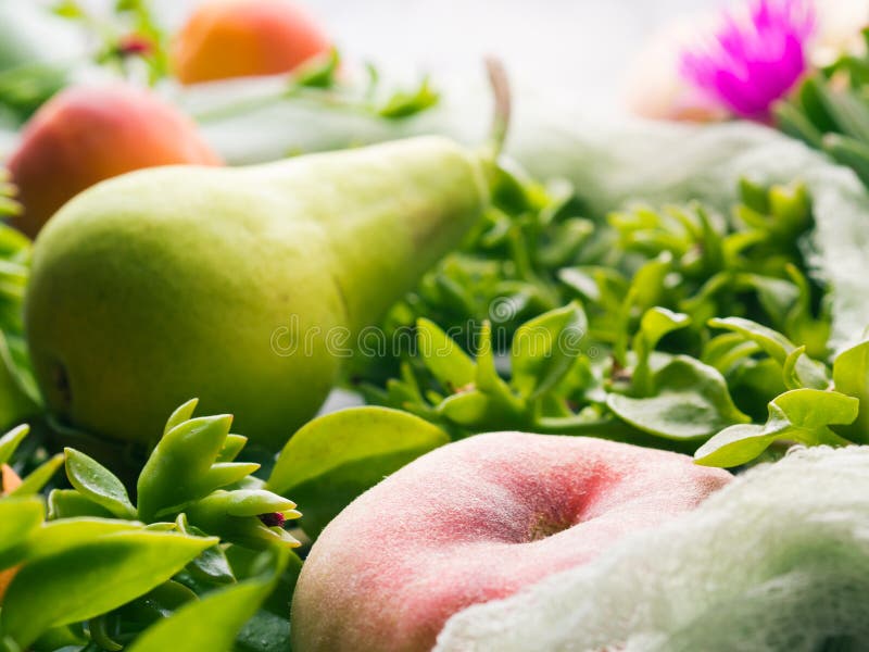 Fresh Summer Fruit Concept Still Life Stock Photo - Image of concept ...