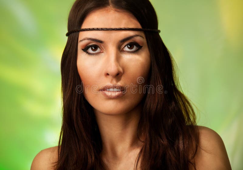 Fresh summer portrait stock image. Image of model, shoulders - 18723015