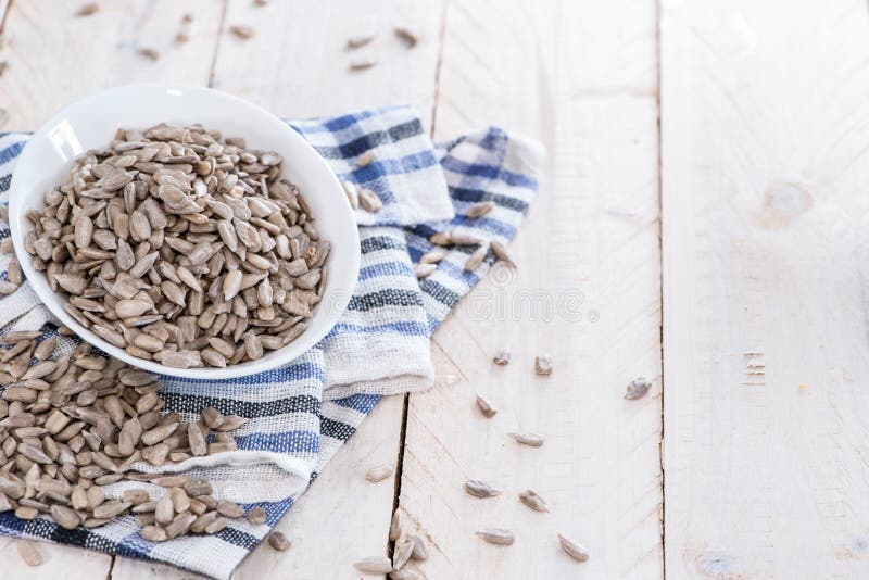 Fresh Sunflower Seeds stock photo. Image of harvest, close - 33473764