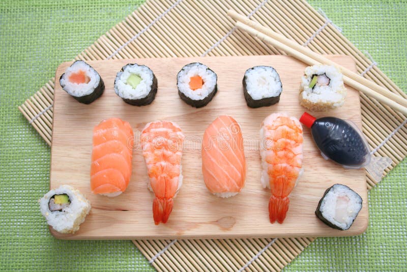 Fresh sushi stock image. Image of gourmet, restaurant - 11515511