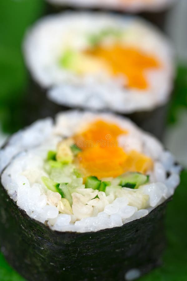 Fresh Sushi Choice Combination Assortment Selection Stock Image - Image ...