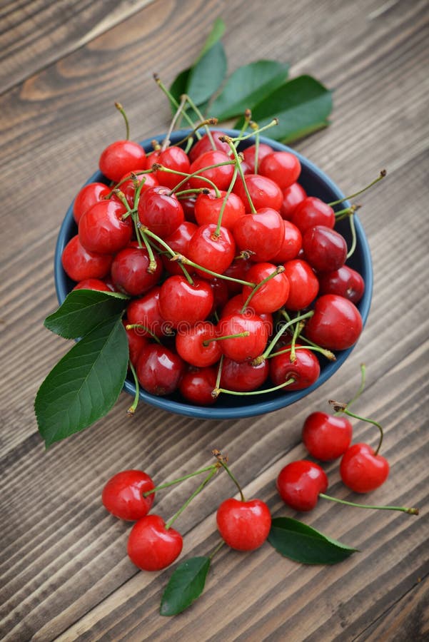 Fresh sweet cherries stock photo. Image of food, closeup - 72327252