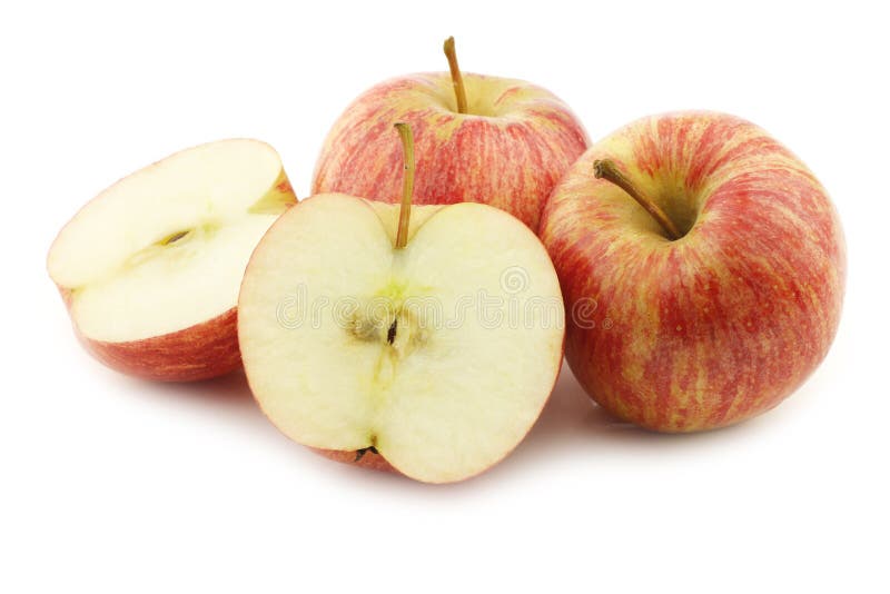 Fresh sweet small apples stock image. Image of shiny - 69567309