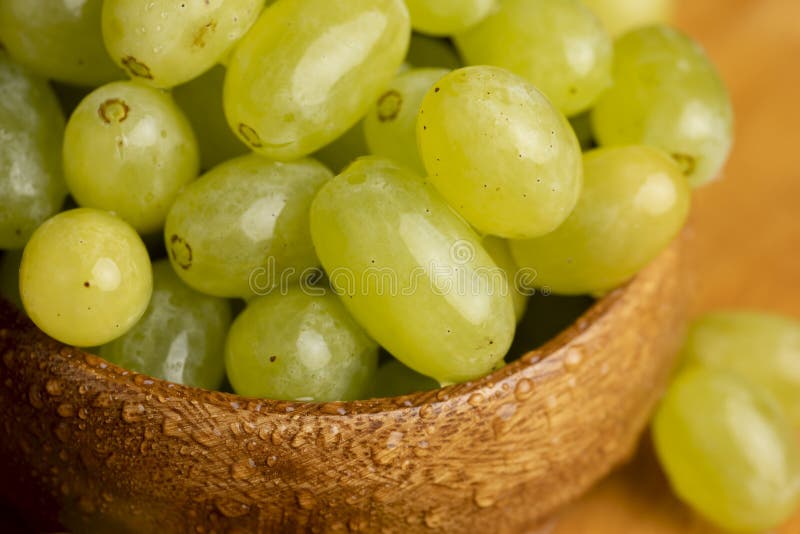 Fresh Sweet Washed Green Grapes Stock Image - Image of grape, sweet ...