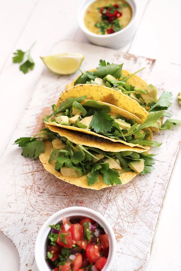 Fresh taco stock photo. Image of prepared, vegan, cilantro - 95828252