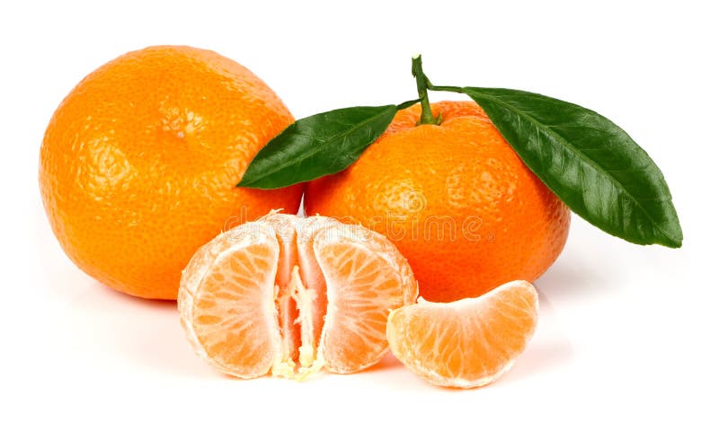 Fresh Tangerine with Leaves Stock Image - Image of nature, juicy: 83606435