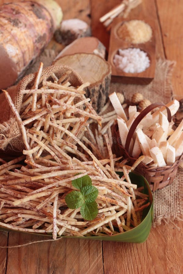 Fresh Taro Taro Stick Salt Stock Photos - Free & Royalty-Free Stock ...