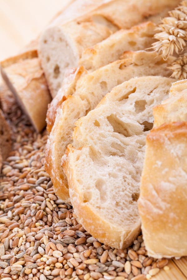 Fresh Tasty Mixed Bread Slice Bakery Loaf Stock Photo - Image of diet ...