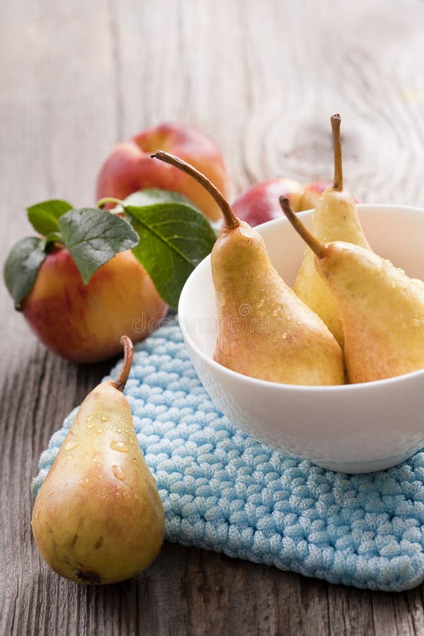 Fresh tasty pears stock image. Image of food, juicy, peach - 42016127