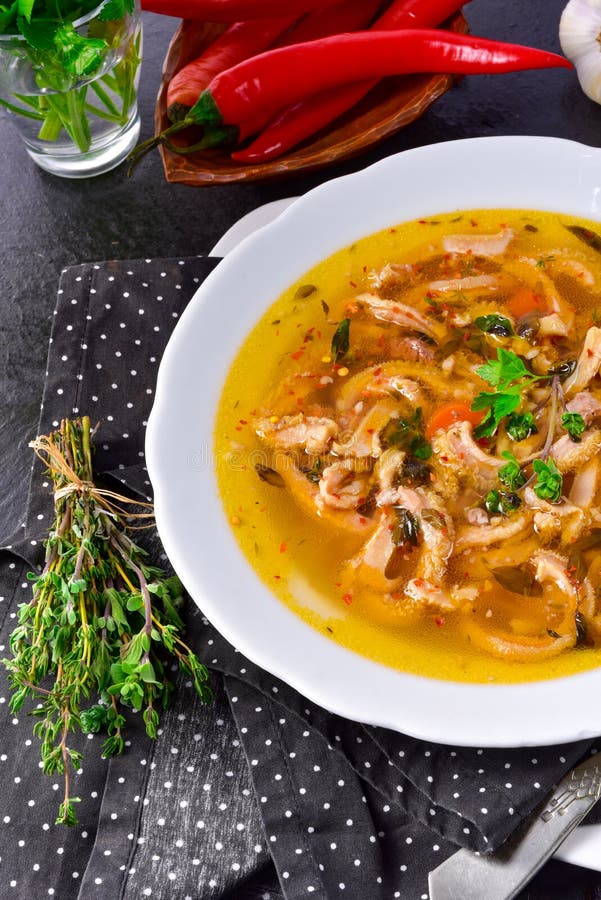 Polish Flaczki stock photo. Image of dinner, fresh, kitchen - 108064204