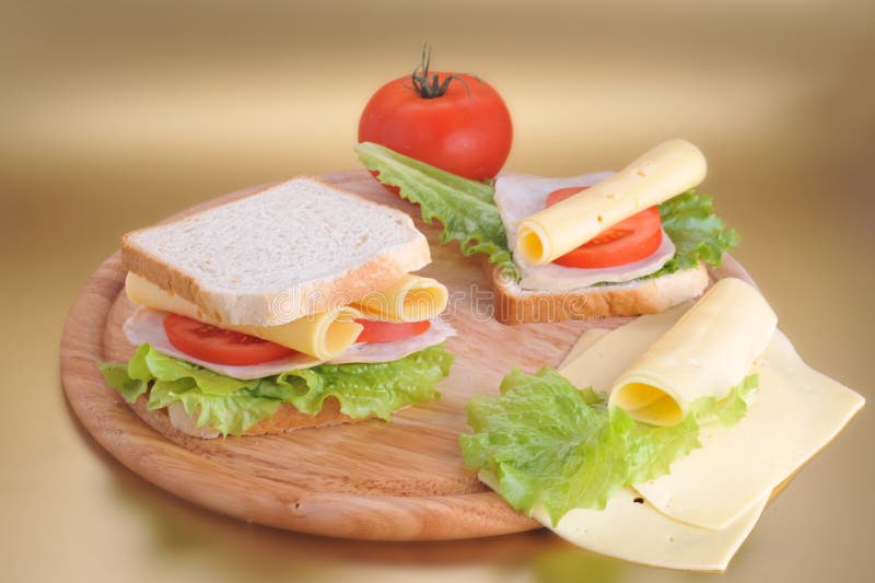 Fresh and tasty sandwich stock image. Image of portion - 11069623