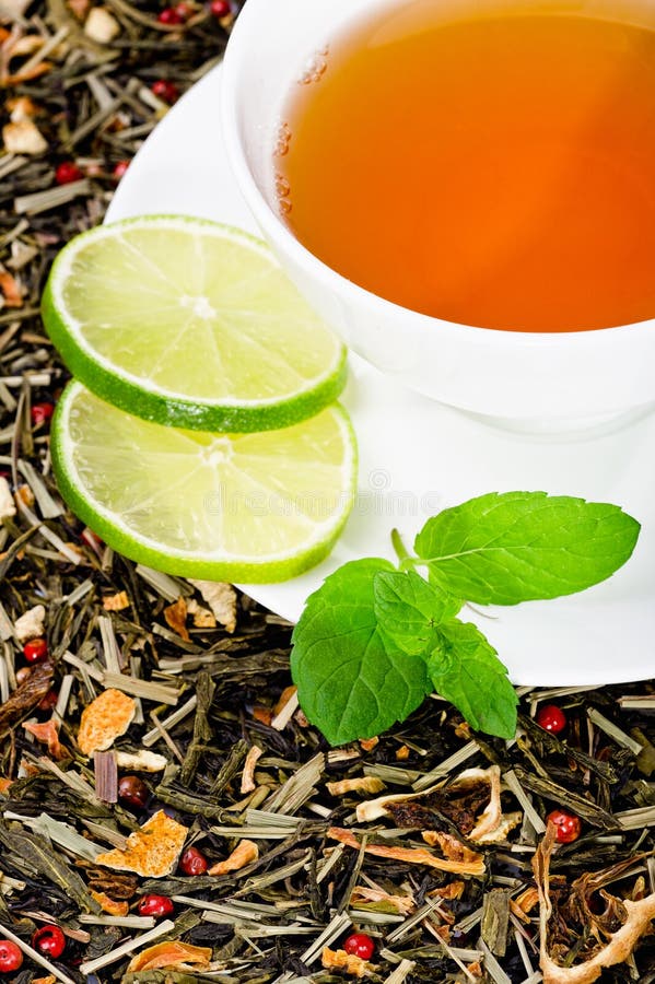 Fresh tea stock photo. Image of herb, fresh, china, fruit - 23593538