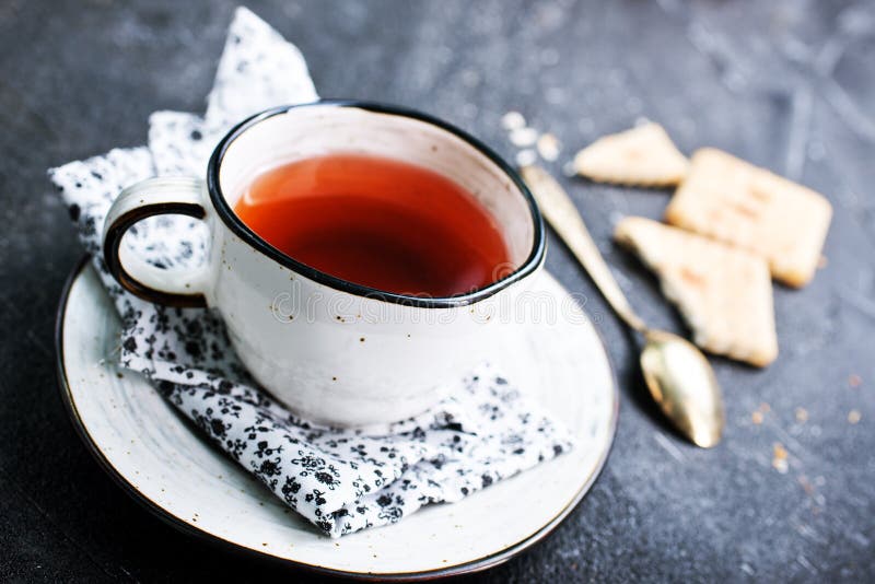 Fresh tea stock photo. Image of herbal, relaxation, black - 129454936