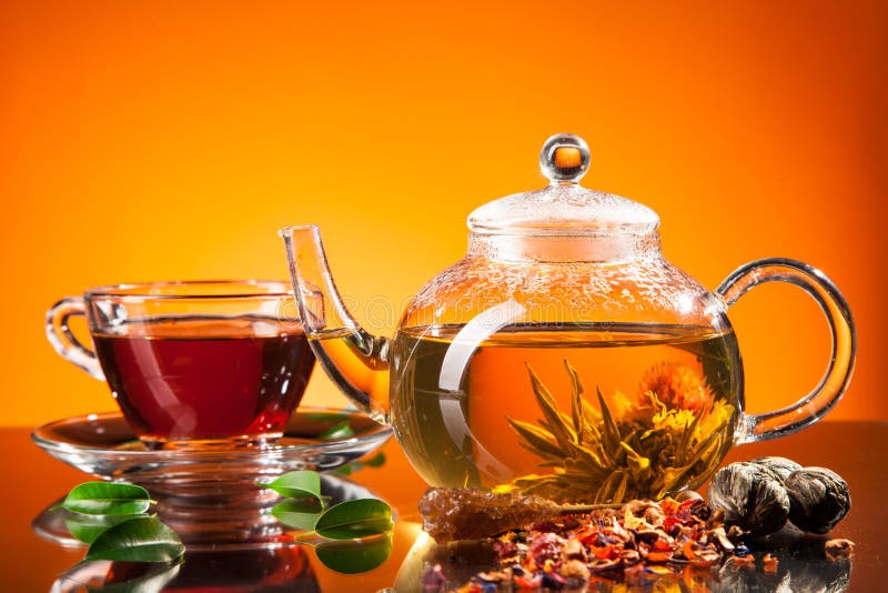 Fresh tea stock image. Image of outdoors, healthy, dark - 38921579