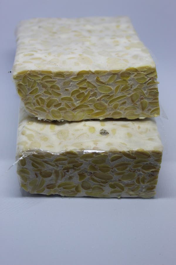 Fresh Tempe is Made from Soybeans from Indonesia Stock Photo - Image of ...