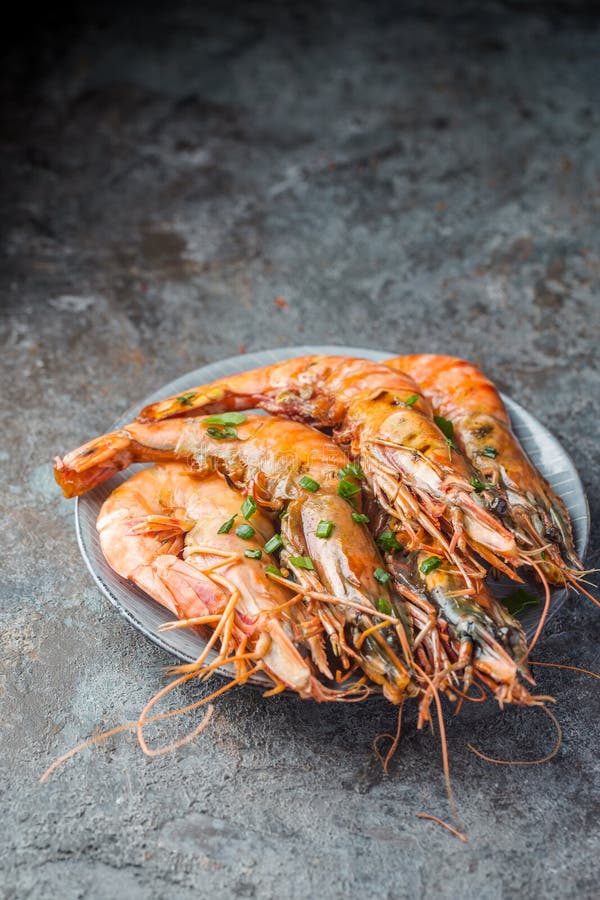 Fresh Tiger Prawns stock photo. Image of scampi, healthy - 148275322