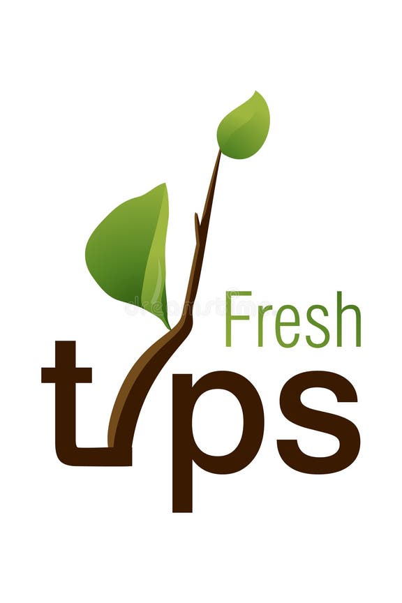 Fresh Tips Logo stock vector. Illustration of identity - 5950125