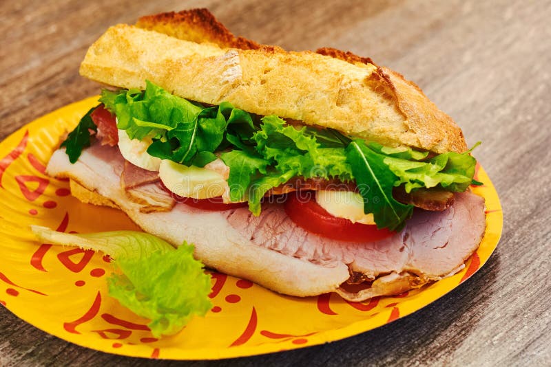 Fresh Toasted Panini Bacon Blt Sandwich Stock Photo - Image of healthy ...