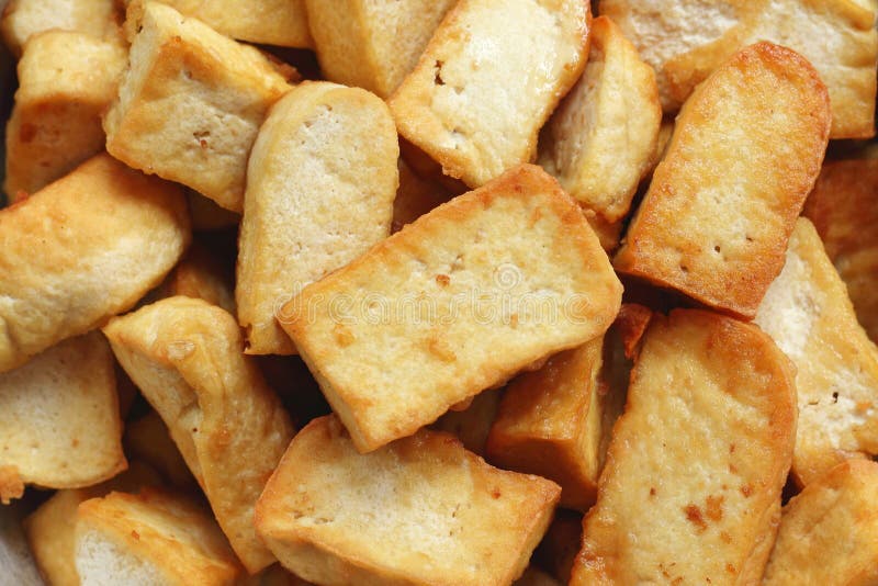 Fresh tofu or fried tofu stock photo. Image of vegetable - 79354992