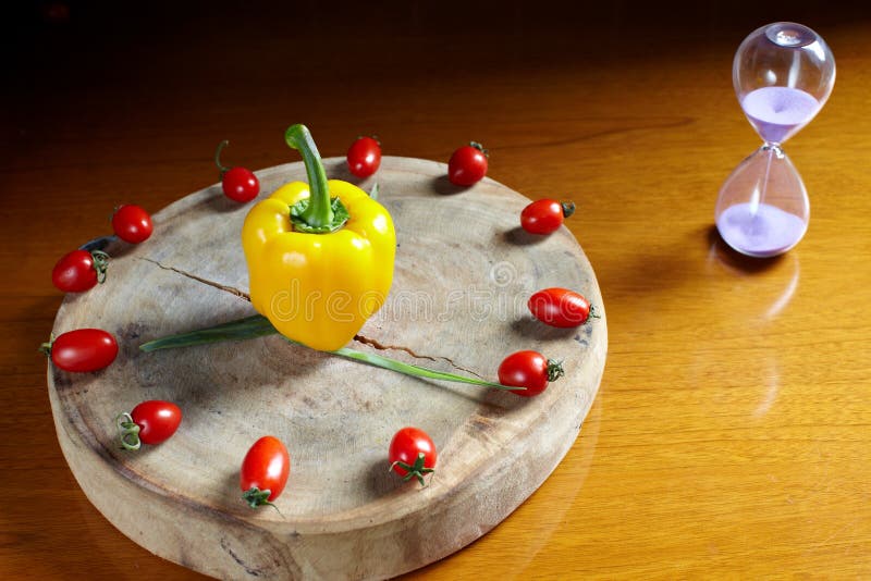 Fresh tomato clock stock photo. Image of cultivate, garden - 38371866