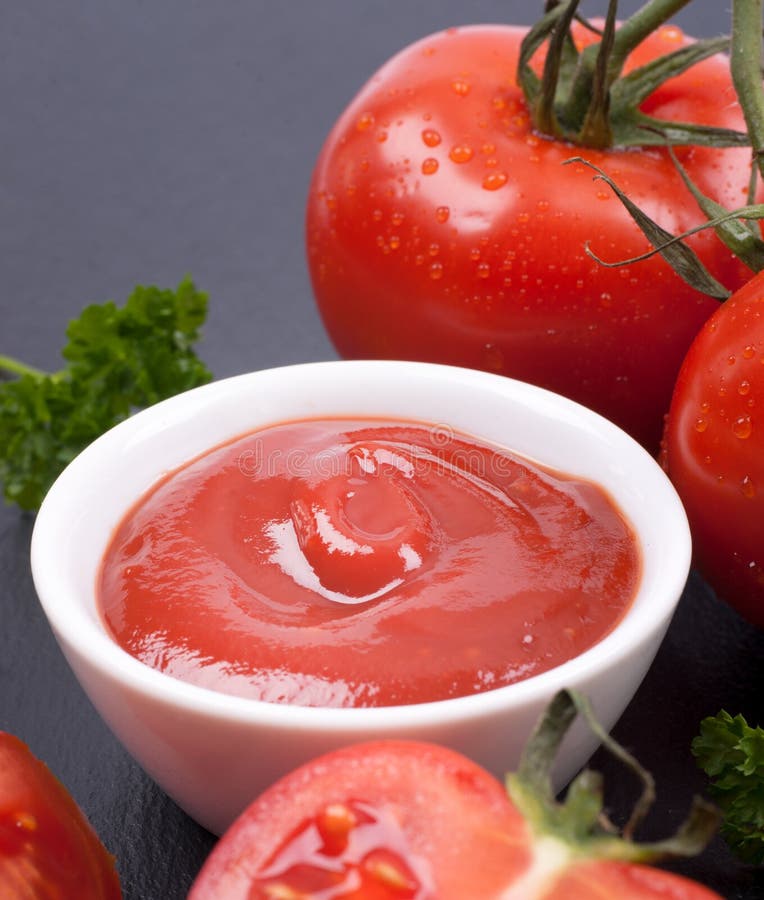 Fresh tomato ketchup stock image. Image of nutrition - 30184337