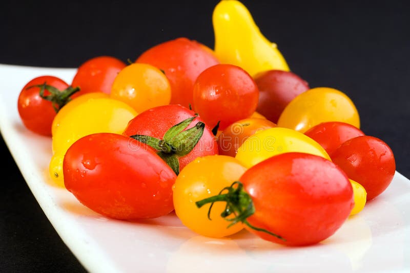 Fresh Tomato Plate stock image. Image of garden, platter - 20932709