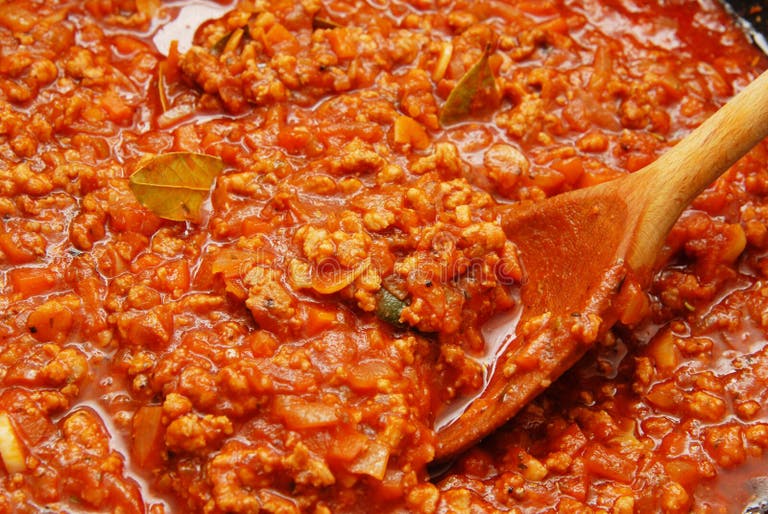 Fresh tomato sauce, ragu stock image. Image of tomato - 14380225