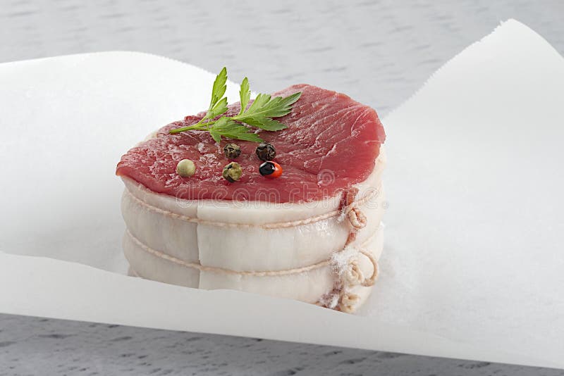 Fresh tournedos beef stock image. Image of steak, beef - 39860459