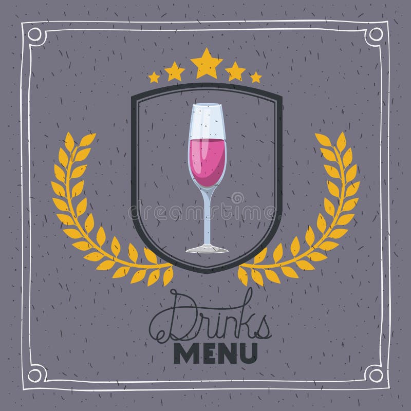 Fresh and Tropical Cocktail Frame Stock Vector - Illustration of menu ...