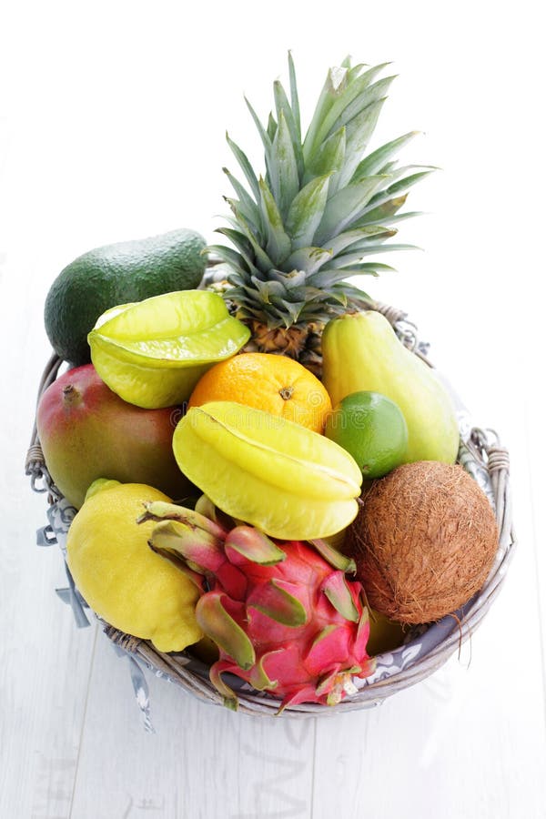 Fresh Tropical Fruit stock photo. Image of slices, ripe - 19890626