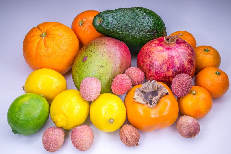 Fresh tropical fruits stock photo. Image of natural, nature - 49562100