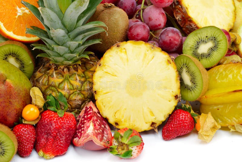 Fresh Tropical Fruit stock photo. Image of slices, ripe - 19890626