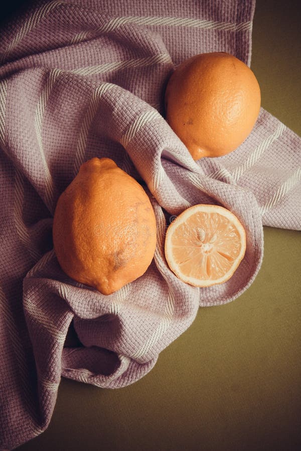 Fresh tropical lemons stock image. Image of cutting, groceries - 62302023