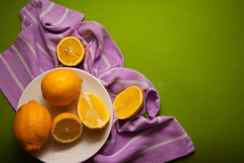 Fresh tropical lemons stock photo. Image of circle, fruits - 65182124