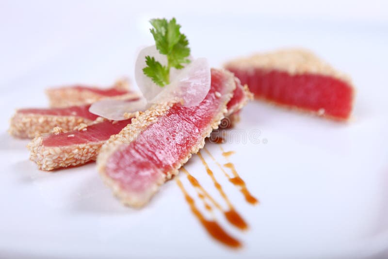 Fresh tuna stock photo. Image of food, steak, sashimi - 26919084