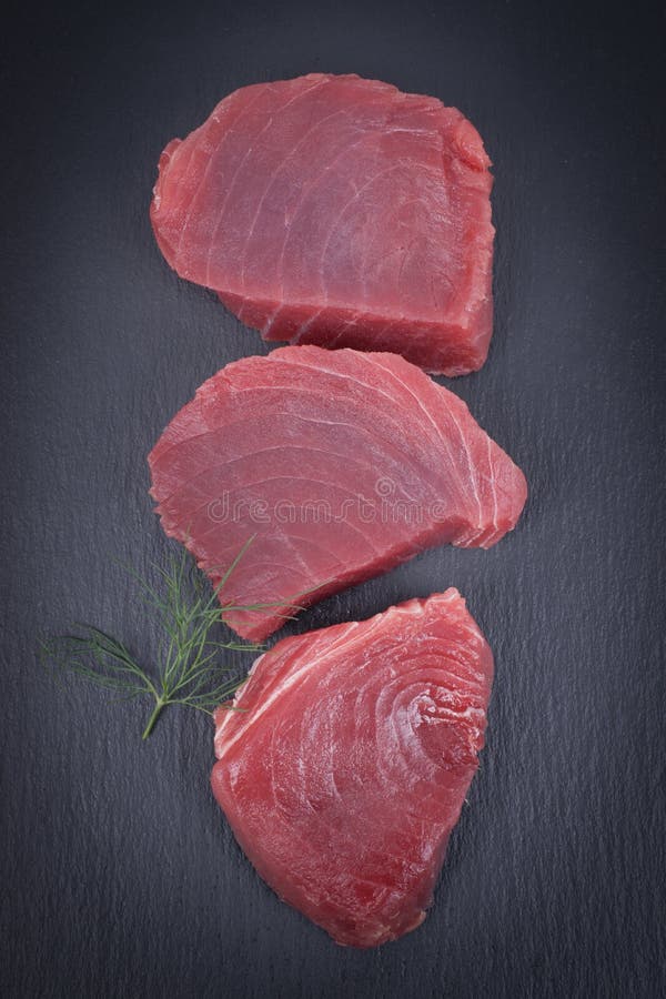 Fresh cut tuna fish stock image. Image of nutrition, fishtail - 15697661