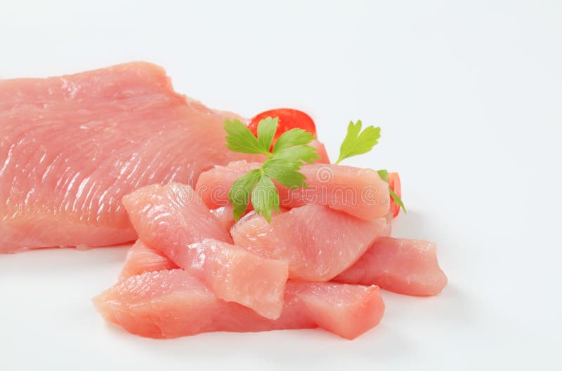 Fresh turkey meat stock image. Image of uncooked, turkey - 63873843