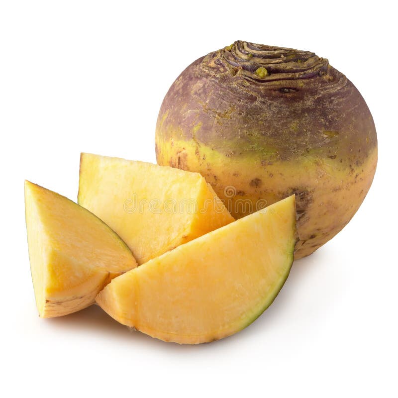 Fresh Turnip Swede Over White Background Stock Photo - Image of turnips ...