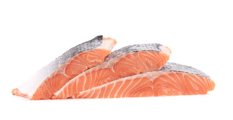 Fresh Uncooked Red Fish Fillet Slices. Stock Photo - Image of sashimi ...