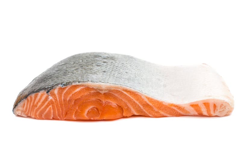 Fresh Uncooked Red Fish Fillet Slices. Stock Image - Image of texture ...