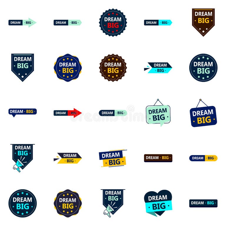 25 Fresh Vector Designs for Embracing Your Full Potential Dream Big ...