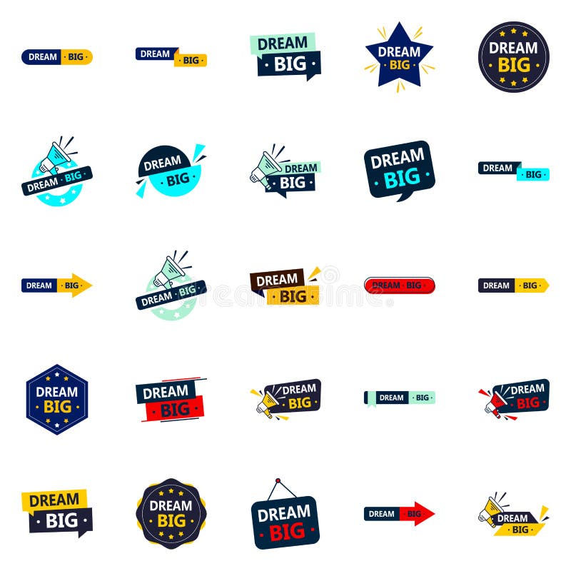 25 Fresh Vector Images for a Big Dream Lifestyle Branding Dream Big ...