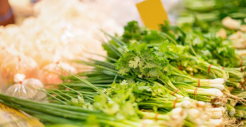 The Fresh Vegetable for Ingredient of Cooking at the Local Market Stock ...