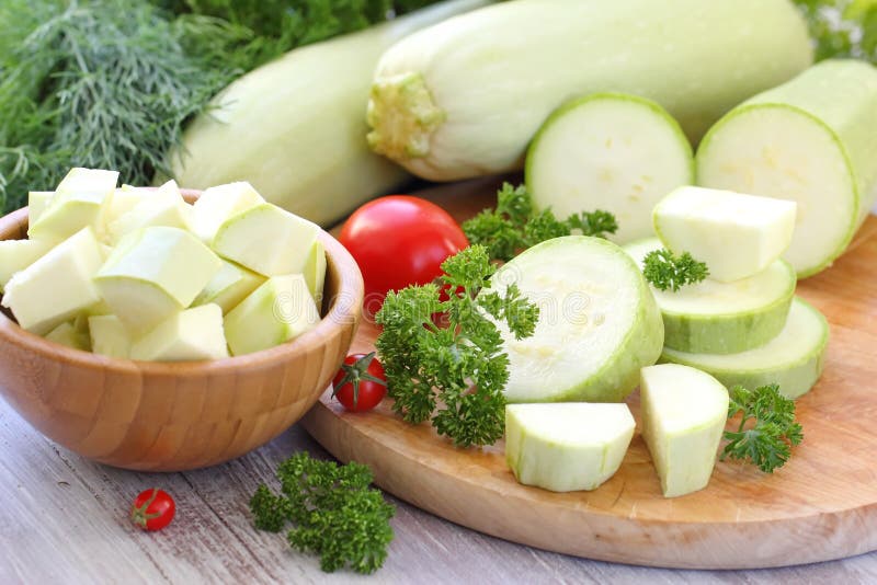 Fresh Vegetable Marrow and Other Vegetables Stock Photo - Image of ...