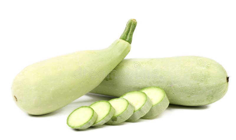Fresh Vegetable Marrow and Slices. Stock Photo - Image of foliage ...