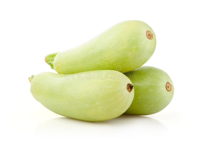 Fresh Vegetable Marrow on White Stock Photo - Image of green, clipping ...