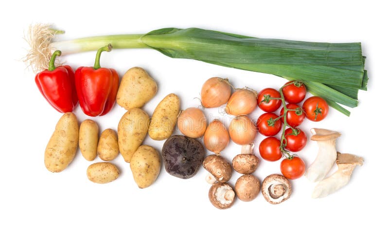 Fresh vegetable mix stock photo. Image of mushroom, onion - 34282294