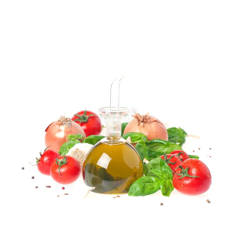 Fresh vegetable and oil stock photo. Image of macro, life - 30776416